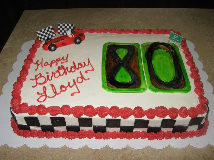 Race Car Birthday Cake - CakeCentral.com