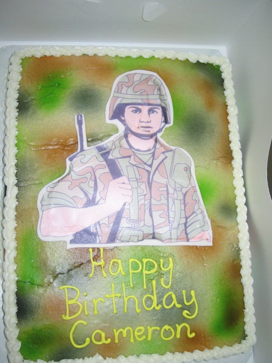 Army Camo - CakeCentral.com