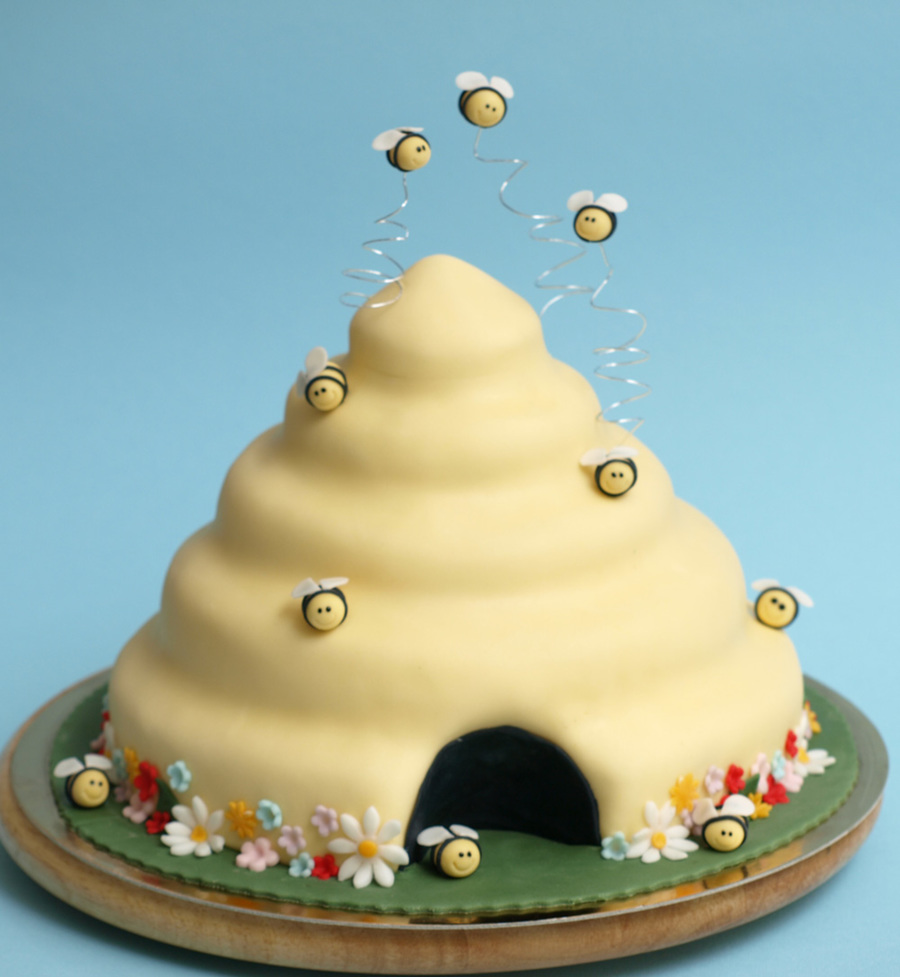 Bee Hive Cake - CakeCentral.com