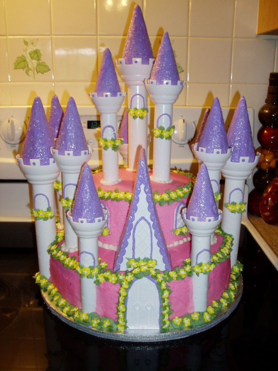 Fairy Tale Princess Castle Cake - CakeCentral.com