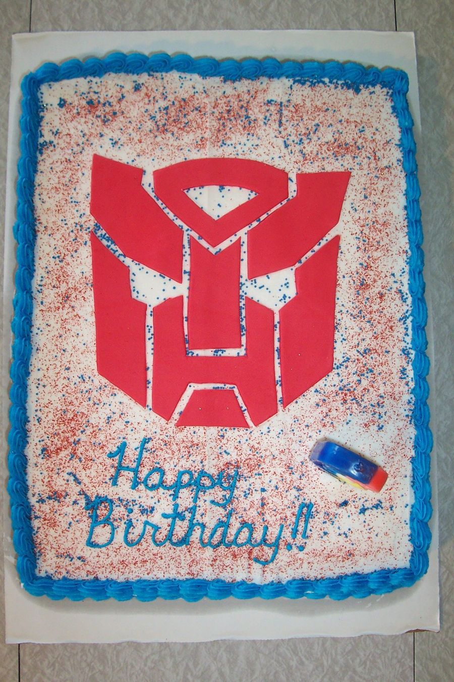 Transformer Cake - CakeCentral.com