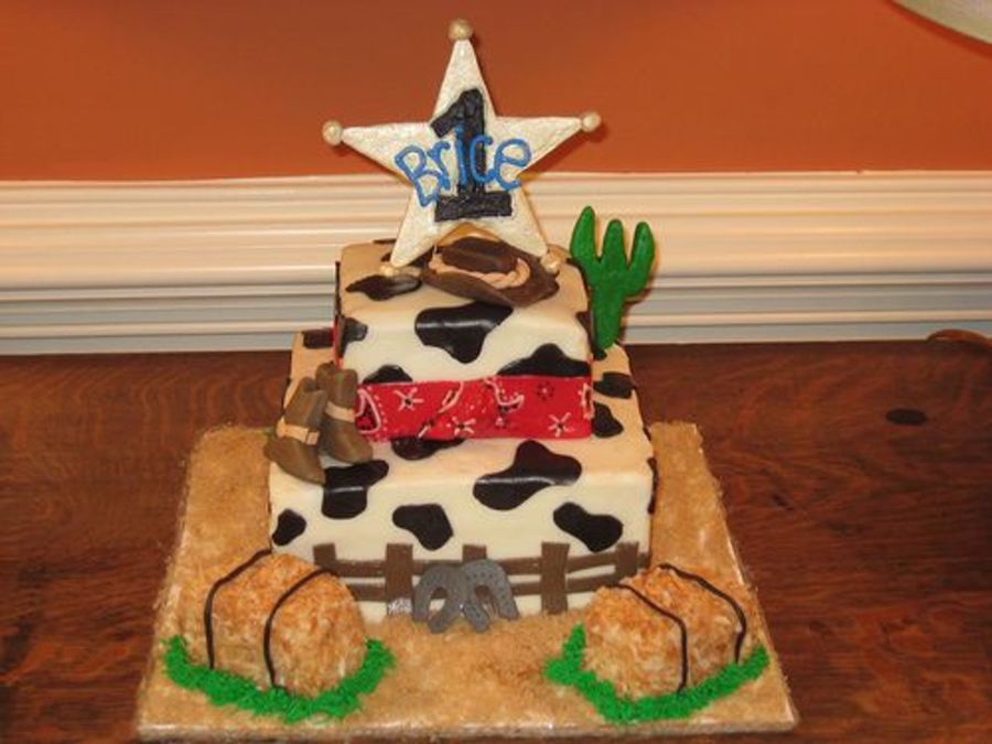Cowboy 1St Birthday - CakeCentral.com