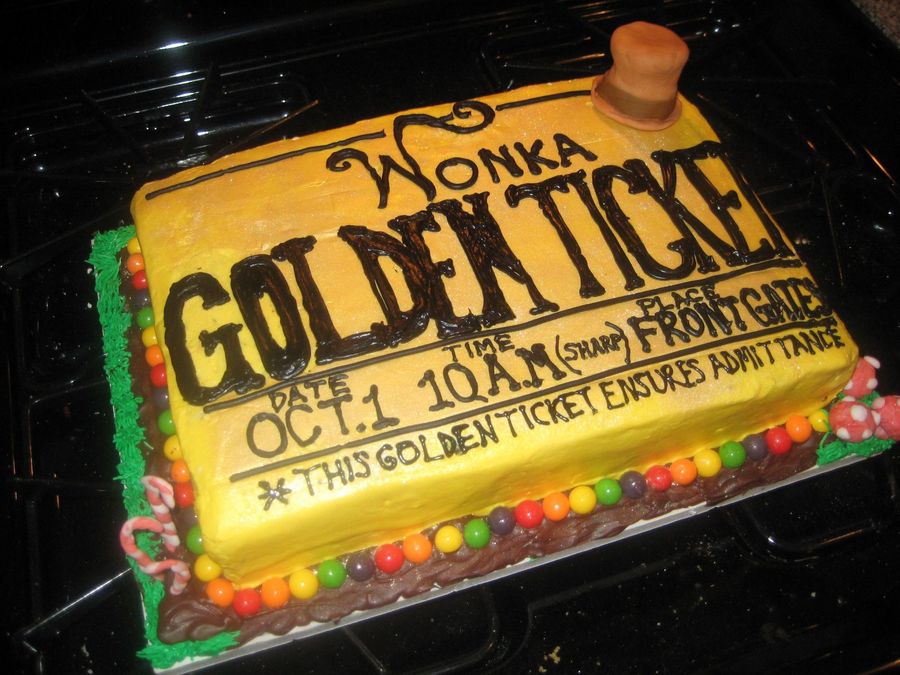 The Golden Ticket - CakeCentral.com