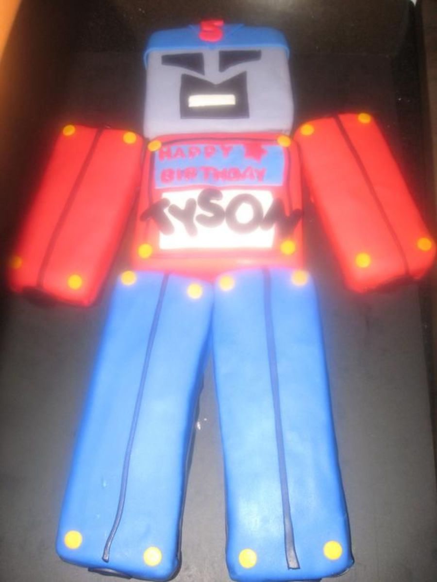 Robot Cake - CakeCentral.com