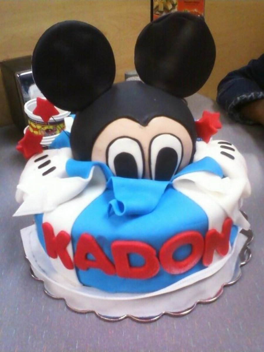 Micky Mouse Birthday Cake. - CakeCentral.com