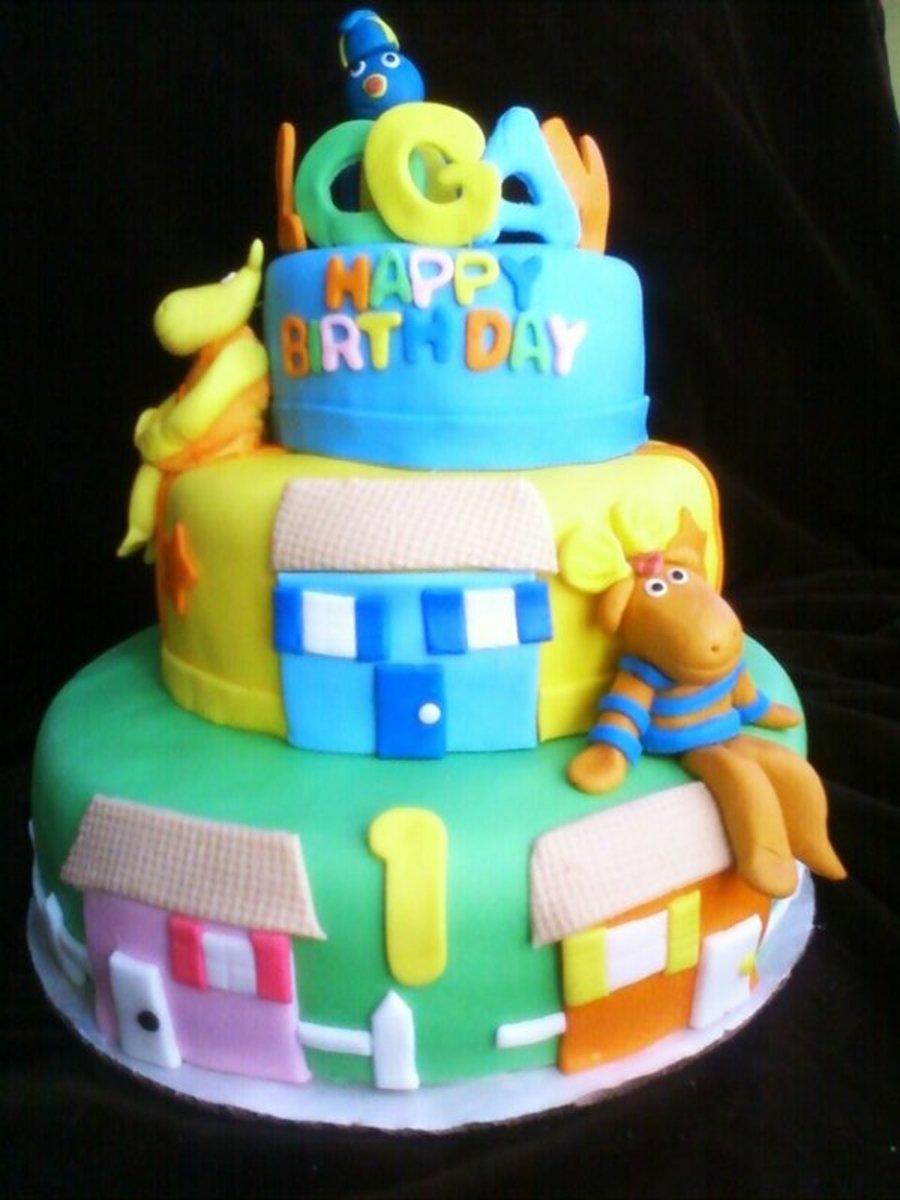 Backyardigans Birthday Cake - CakeCentral.com