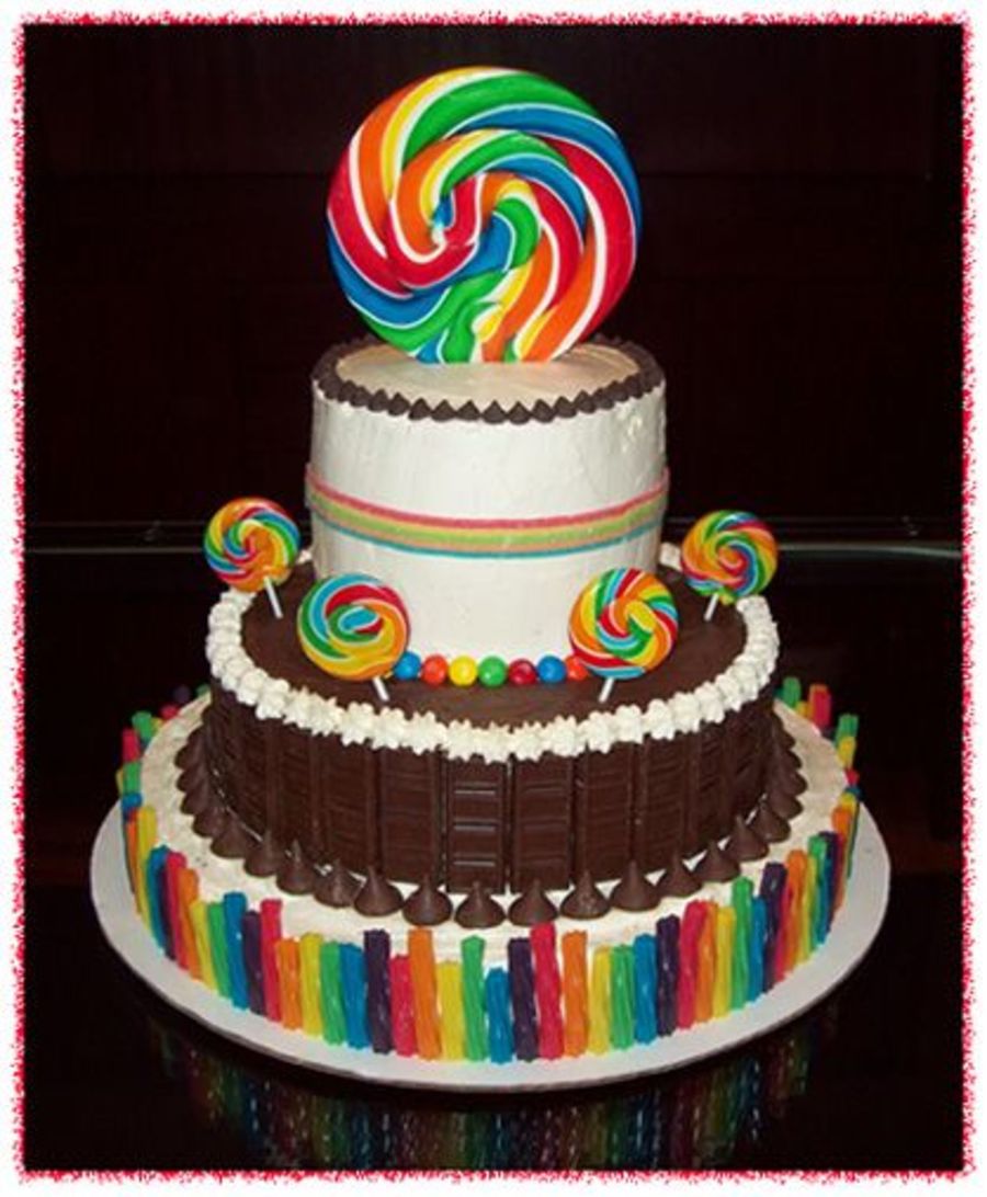 Willy Wonka Candy Cake - CakeCentral.com