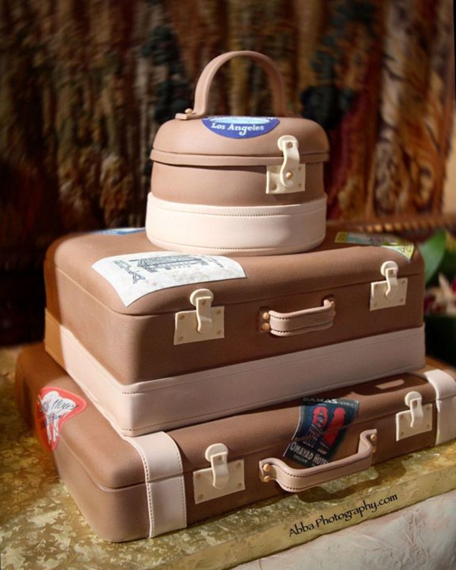 Luggage Wedding Cake - CakeCentral.com