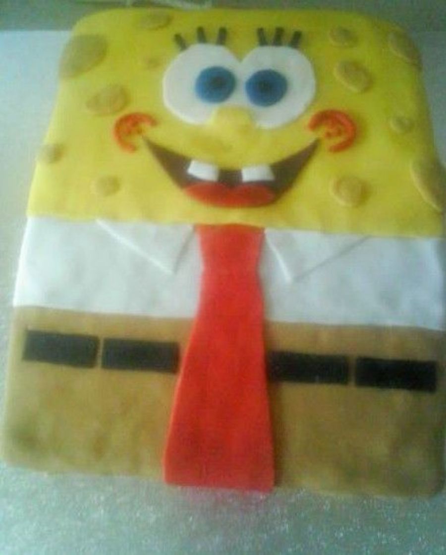 Spongebob Square Pants Birthday Cake - CakeCentral.com