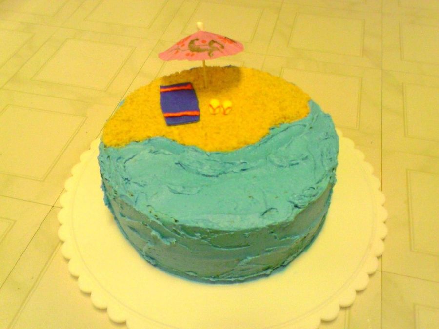Beach Cake - CakeCentral.com