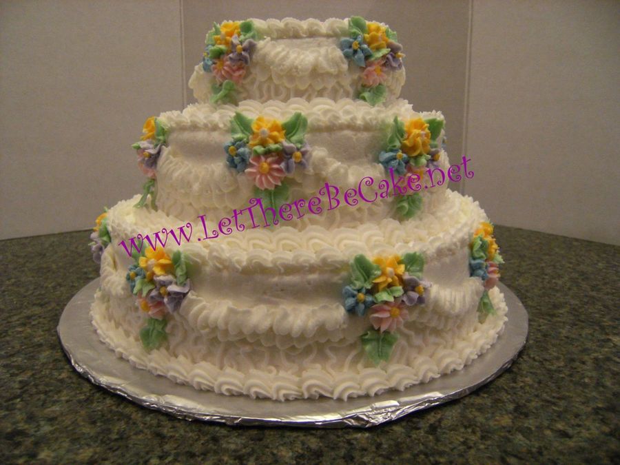 Mini Wedding Cake - CakeCentral.com