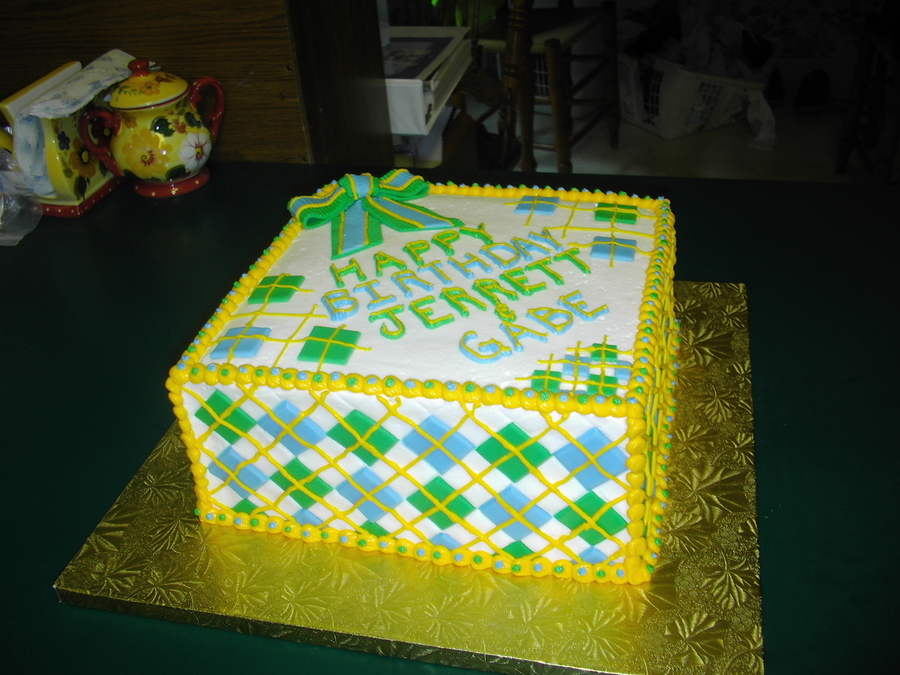 Argyle Cake - CakeCentral.com