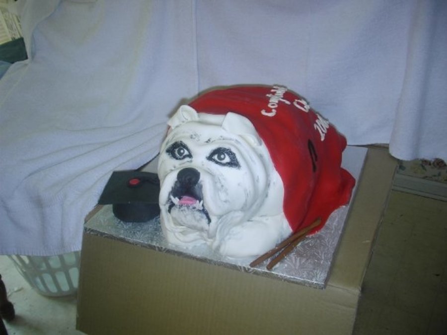 Bulldog Mascot - CakeCentral.com