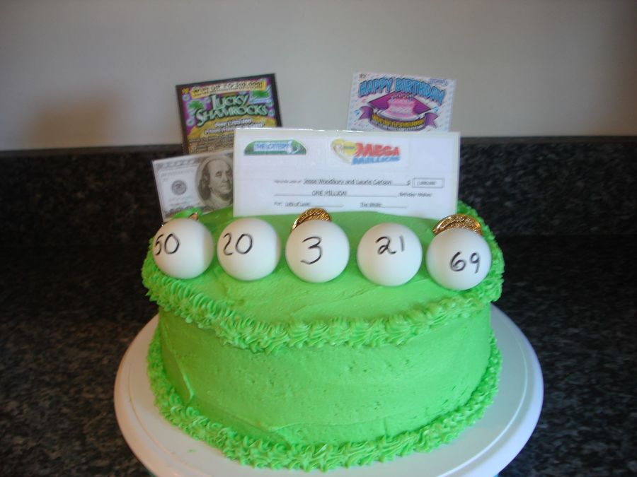 Lottery Cake - CakeCentral.com