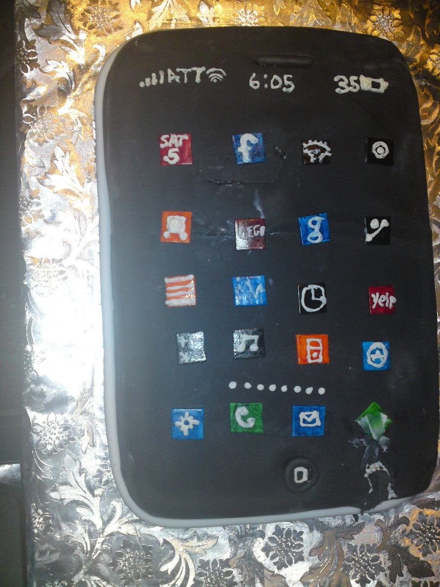 Birthday Iphone - CakeCentral.com