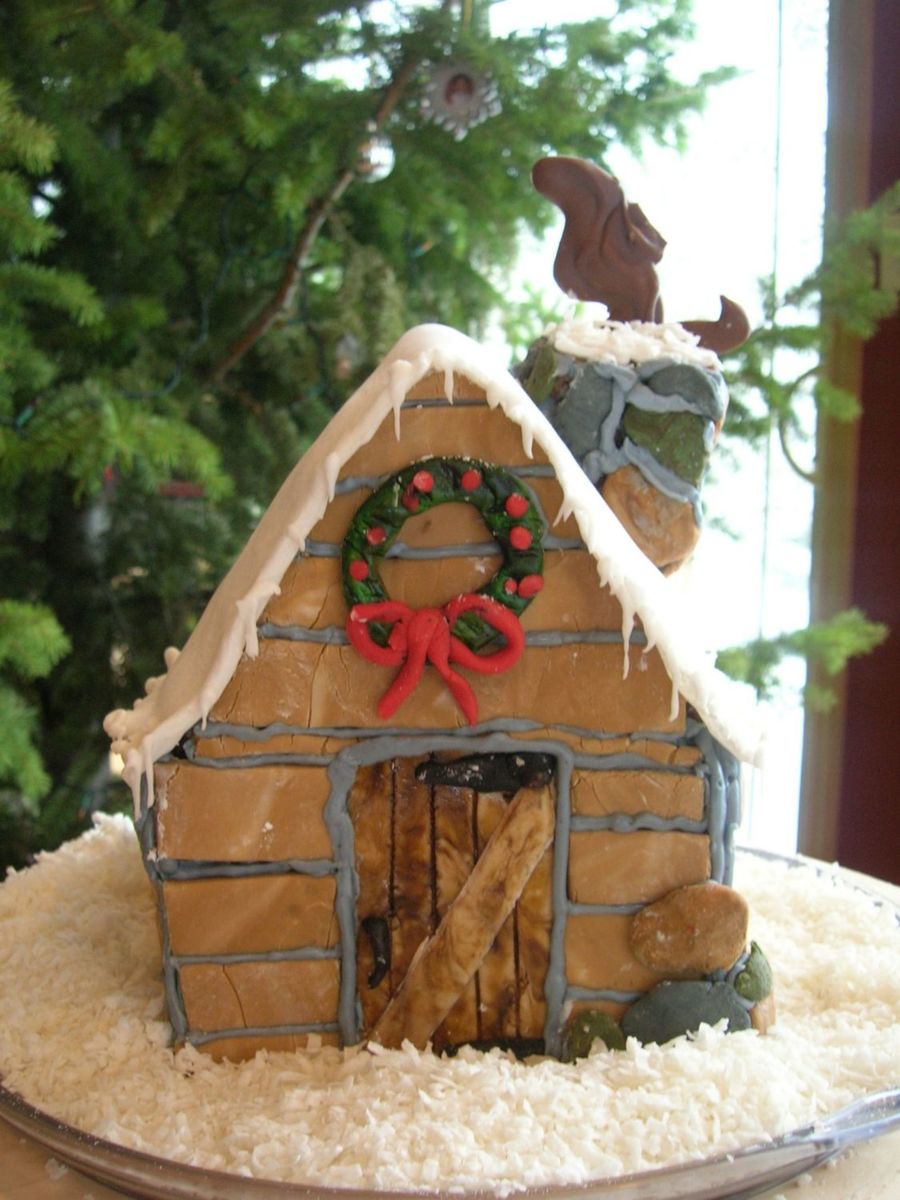 Little Log Cabin Cake - CakeCentral.com