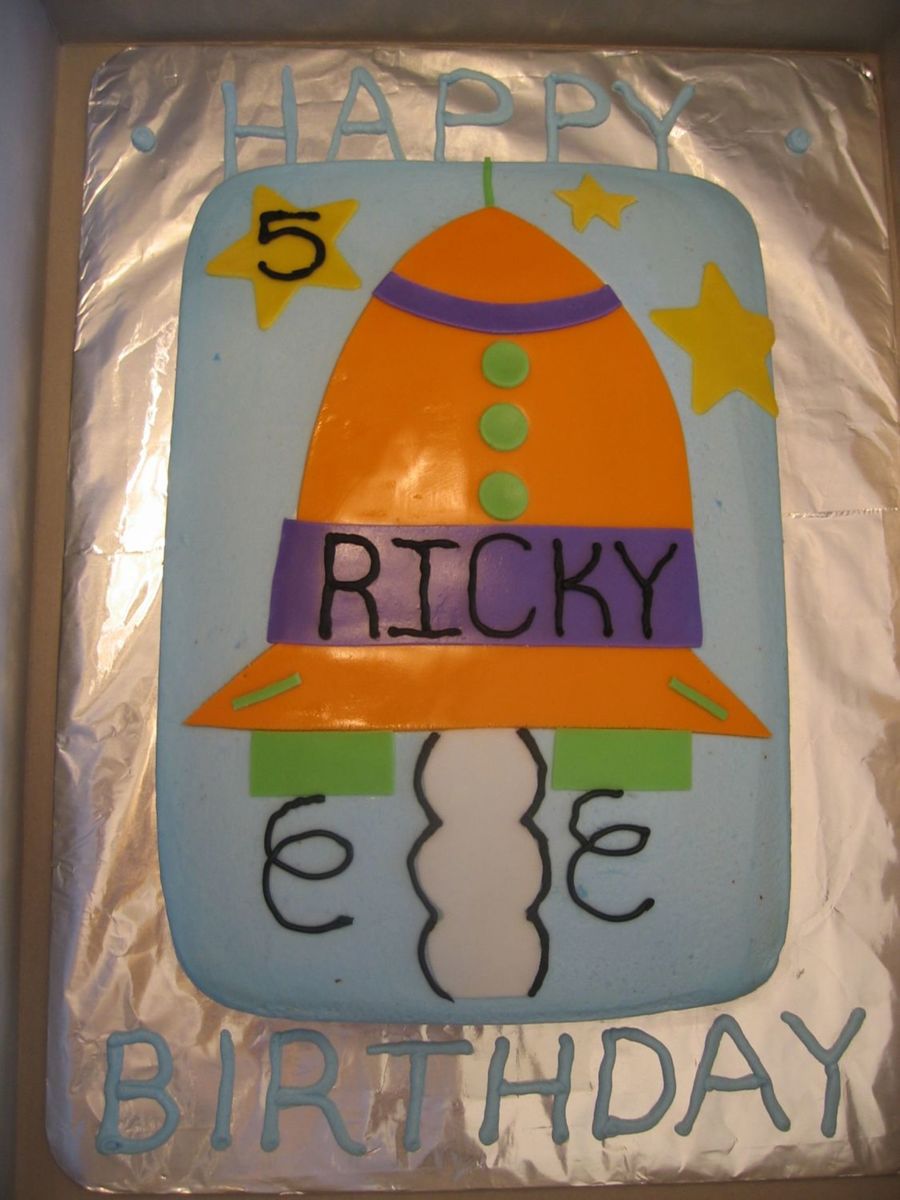 Ricky's Rocket Cake - CakeCentral.com