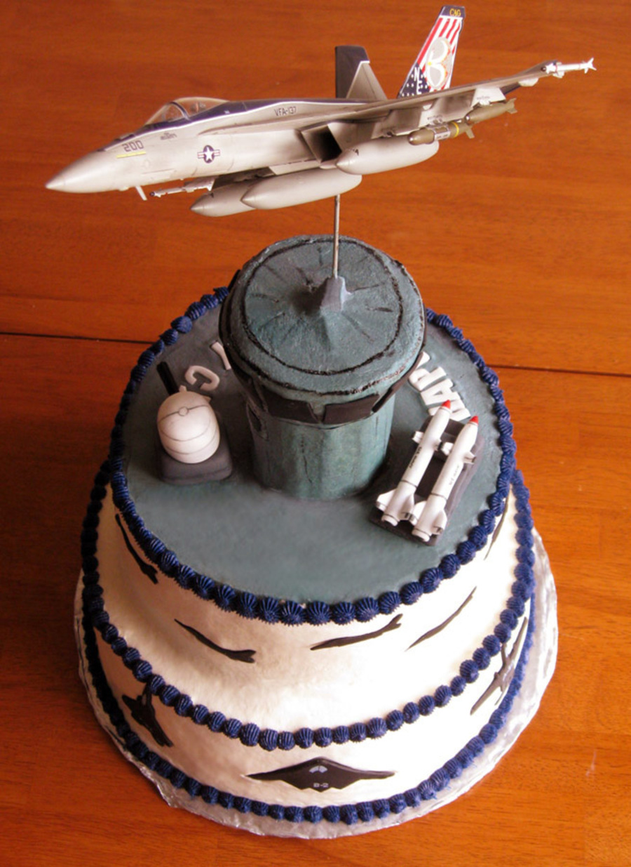 Us Air Force/navy Cake - CakeCentral.com