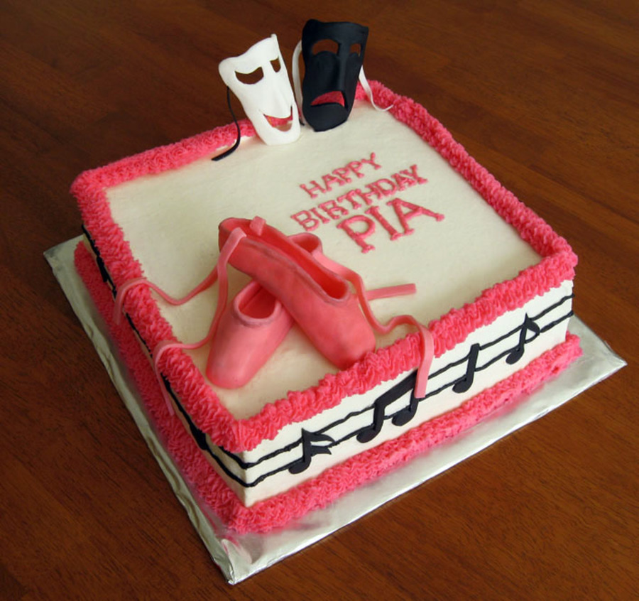 Performing Arts Birthday Cake - CakeCentral.com