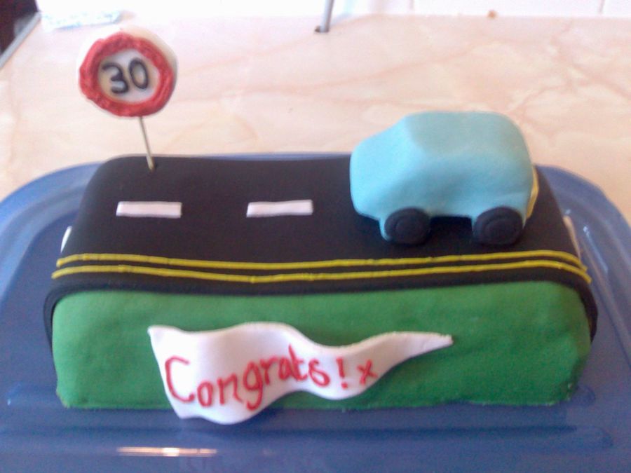 Driving Test Cake - CakeCentral.com