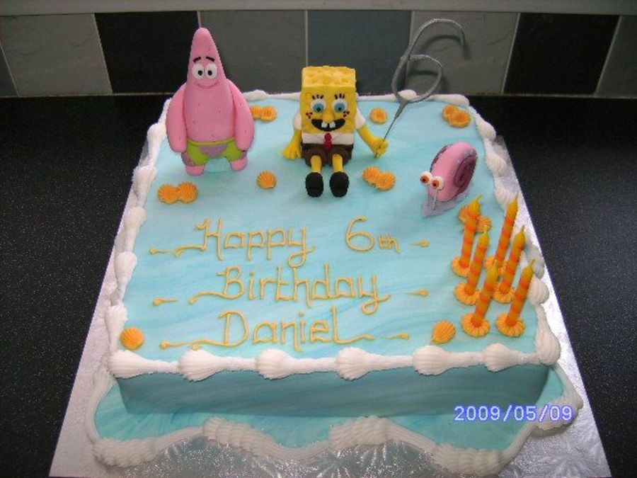 Spongebob Square Pants Cake - CakeCentral.com
