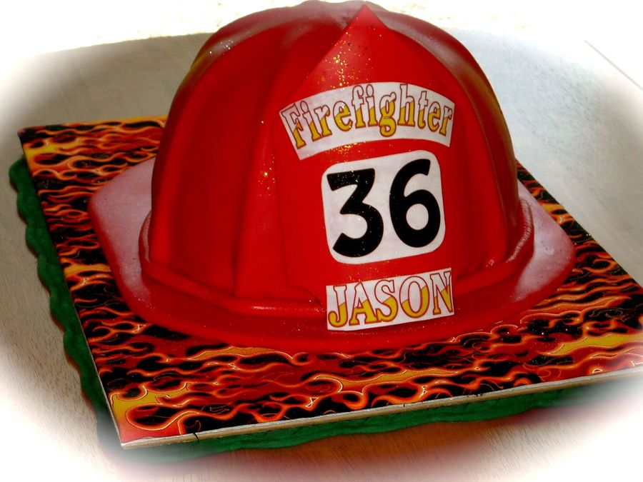 Jason's Fireman's Hat - CakeCentral.com