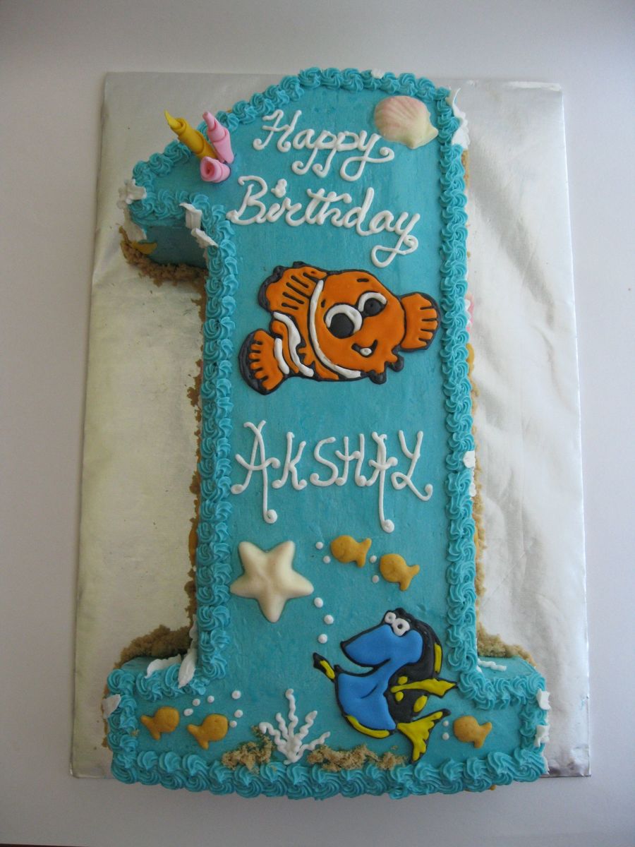 1St Birthday Finding Nemo Theme - CakeCentral.com