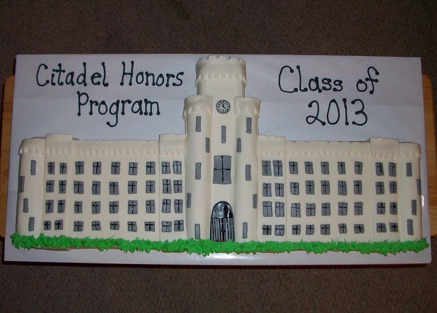 Citadel Honors Graduation Cake - CakeCentral.com