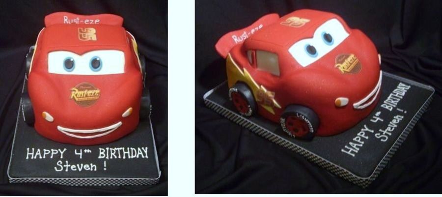 2Nd Lightning Mcqueen - CakeCentral.com