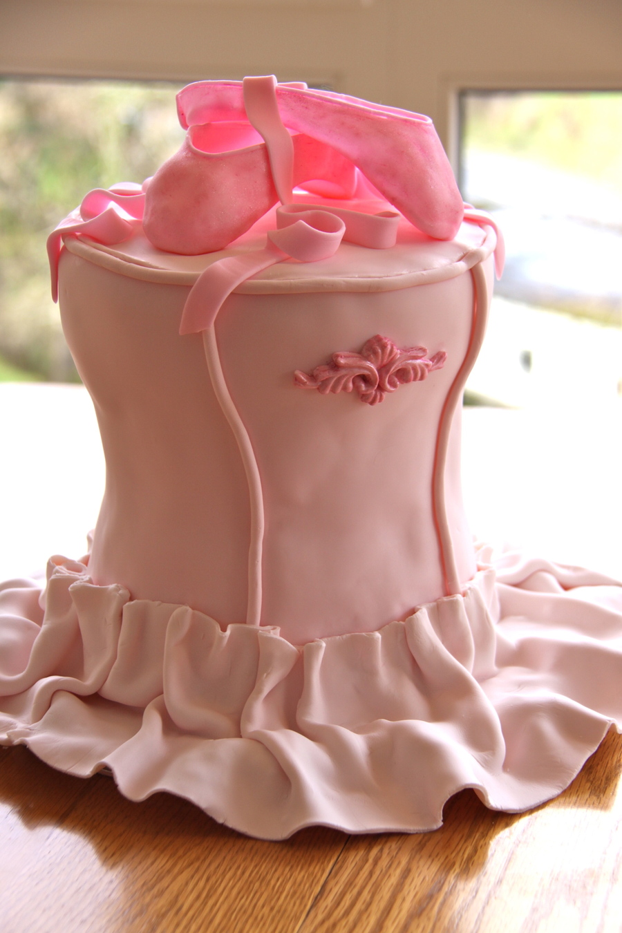 Camryn's Ballet Cake - CakeCentral.com