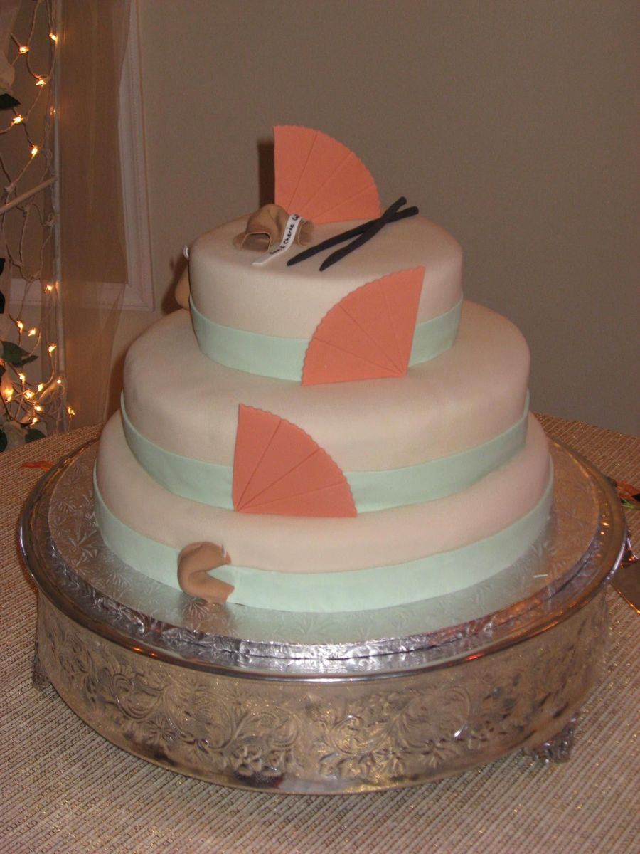 Oriental Themed Wedding Cake - CakeCentral.com