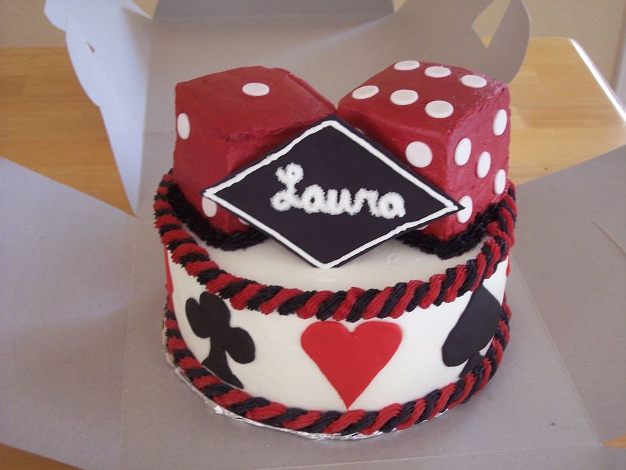 Dice And Cards - CakeCentral.com