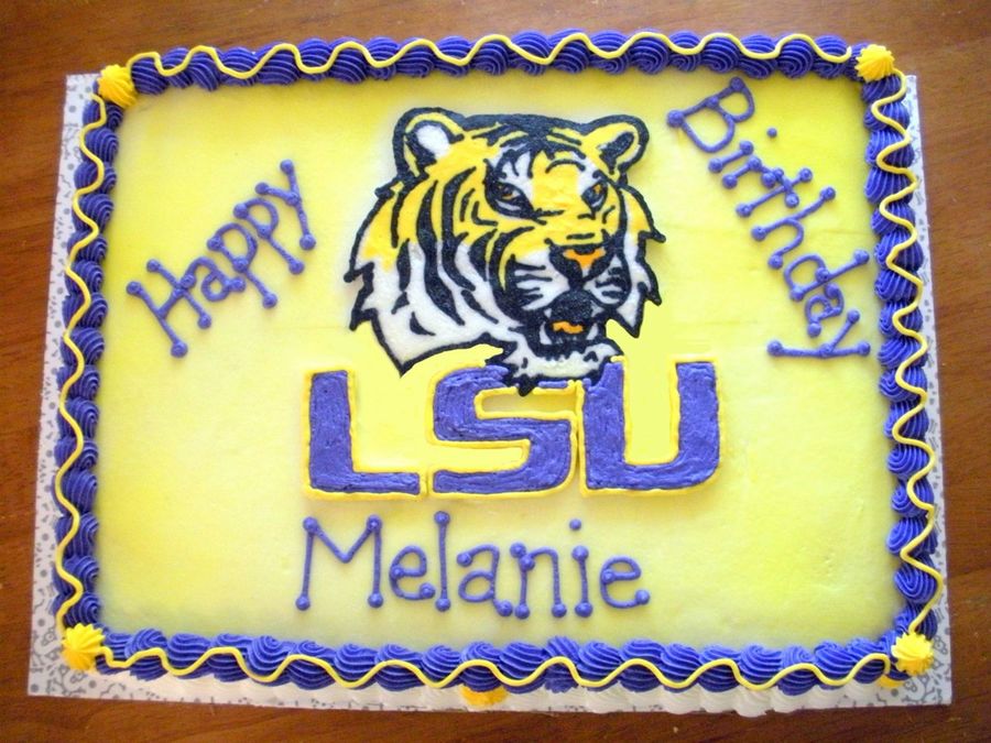 Lsu Birthday - CakeCentral.com