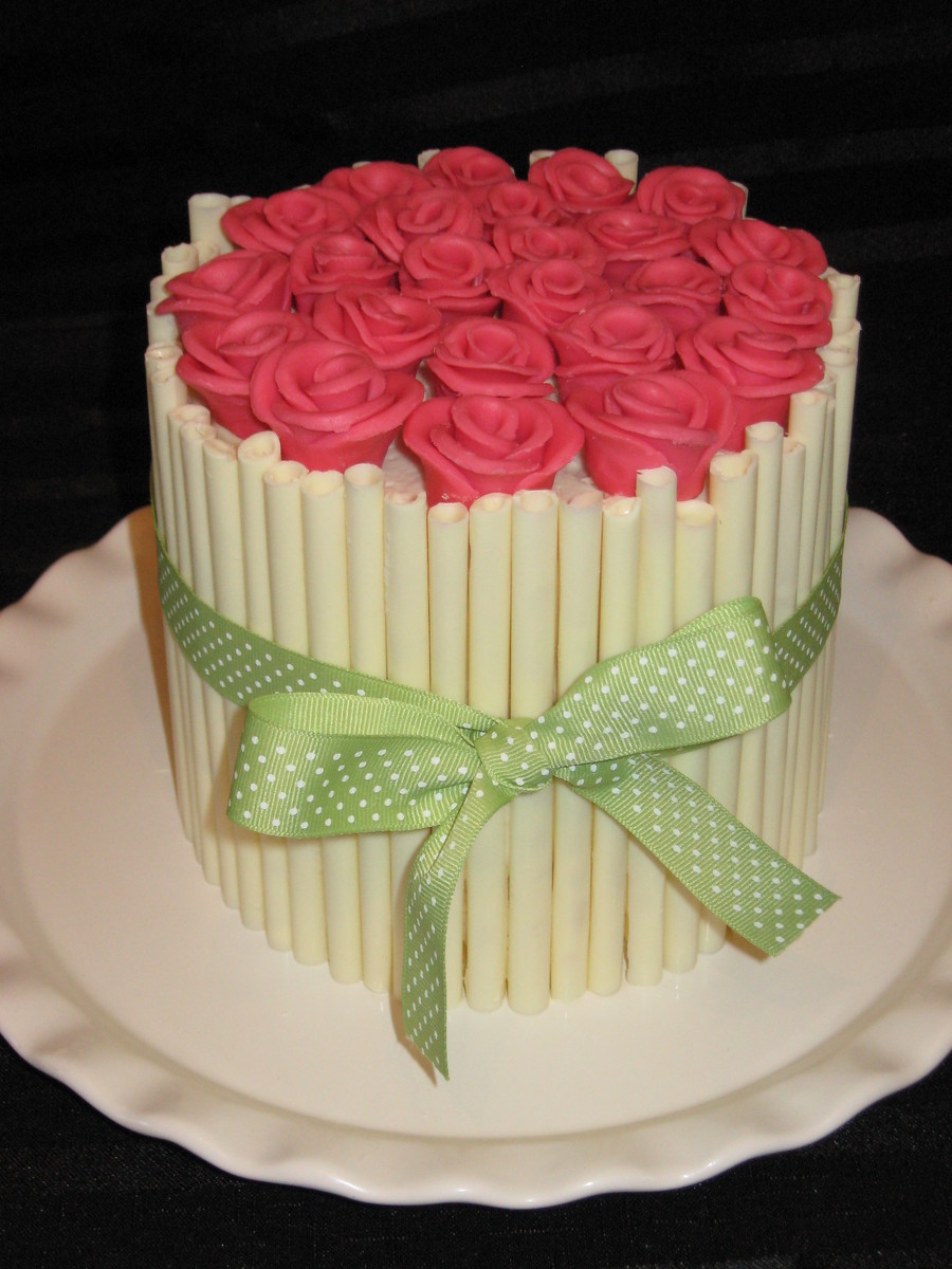 Rose Cake - CakeCentral.com