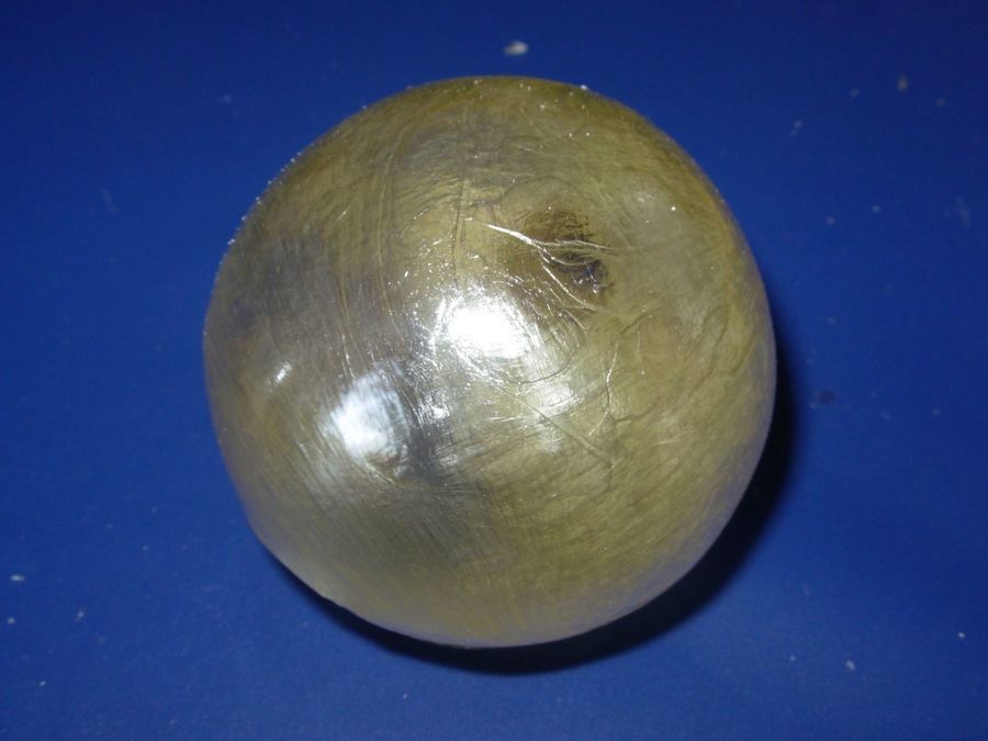 My First Attempt At A Blown Sugar Bubble - CakeCentral.com