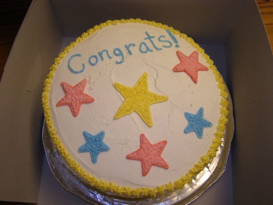 Congratulations! Stars For You! - CakeCentral.com