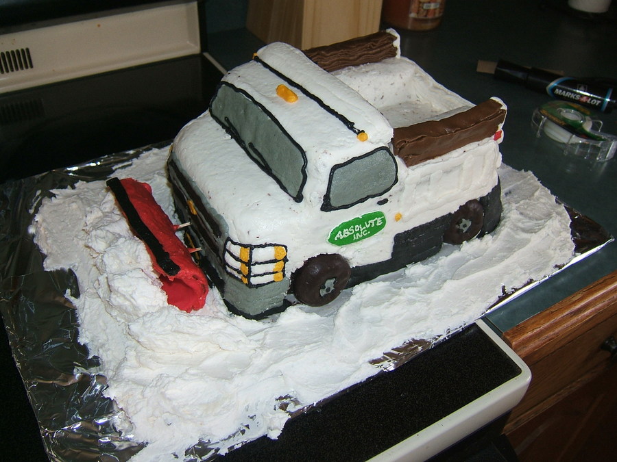 Snow Plow Cake - CakeCentral.com