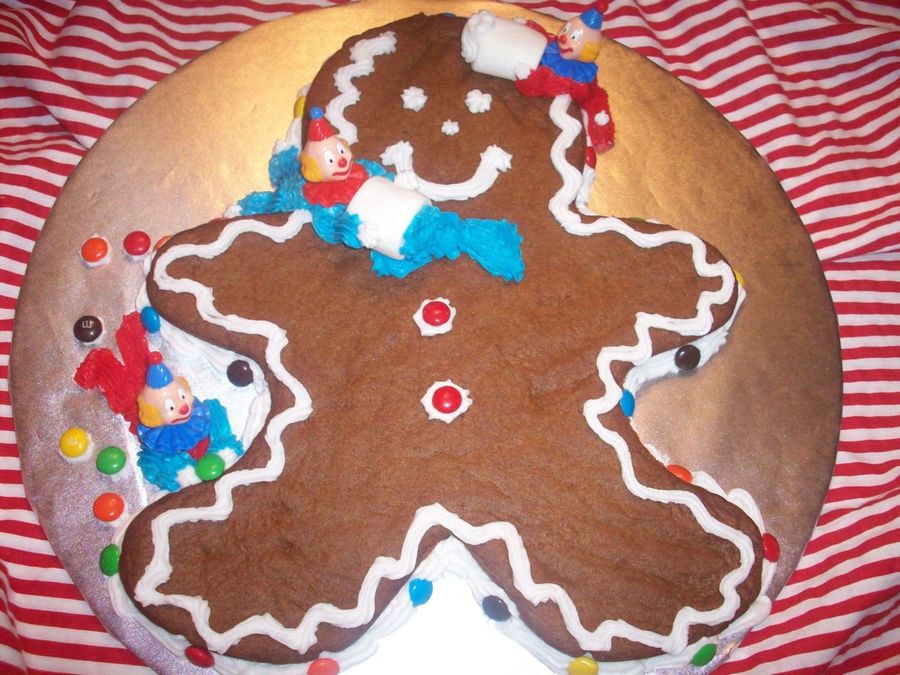 Giant Gingerbread Man Cookie - CakeCentral.com