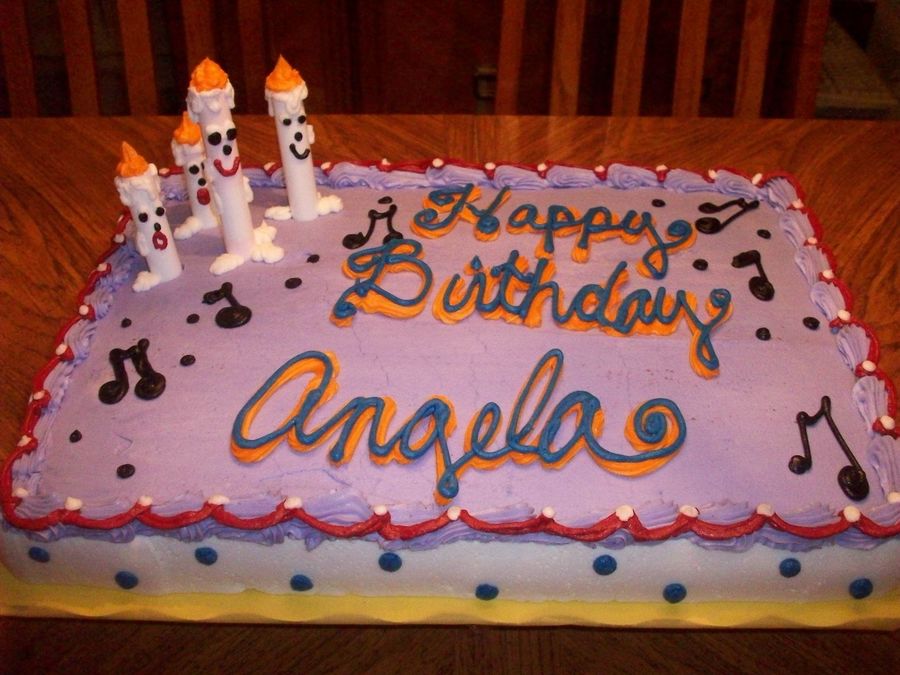 Singing Candles - CakeCentral.com