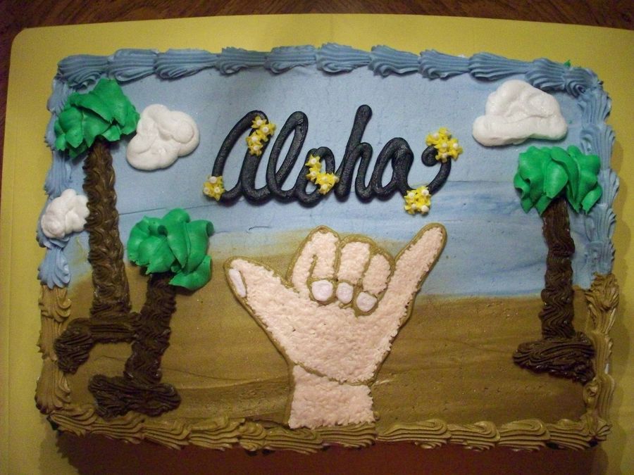 Aloha Cake - CakeCentral.com