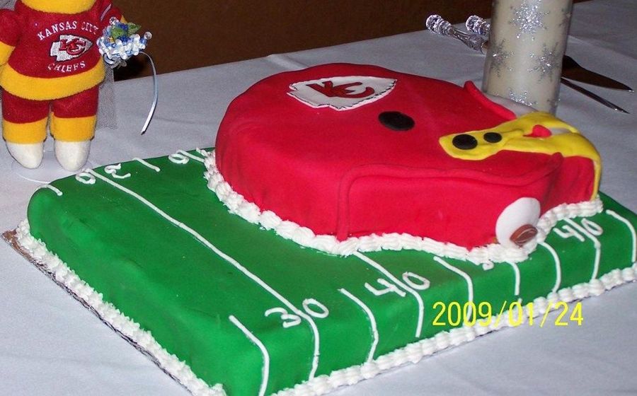Kc Chiefs Grooms Cake - CakeCentral.com