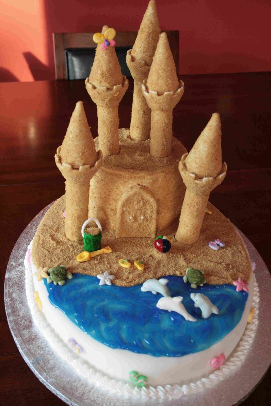 1St Sandcastle - CakeCentral.com