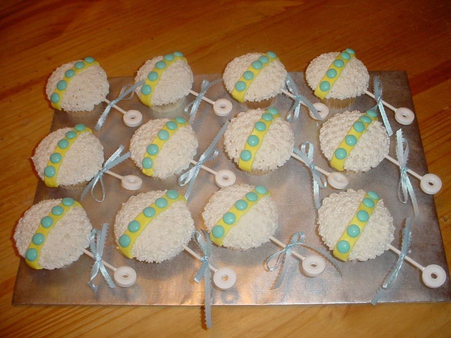 Baby Rattle Cupcakes - CakeCentral.com