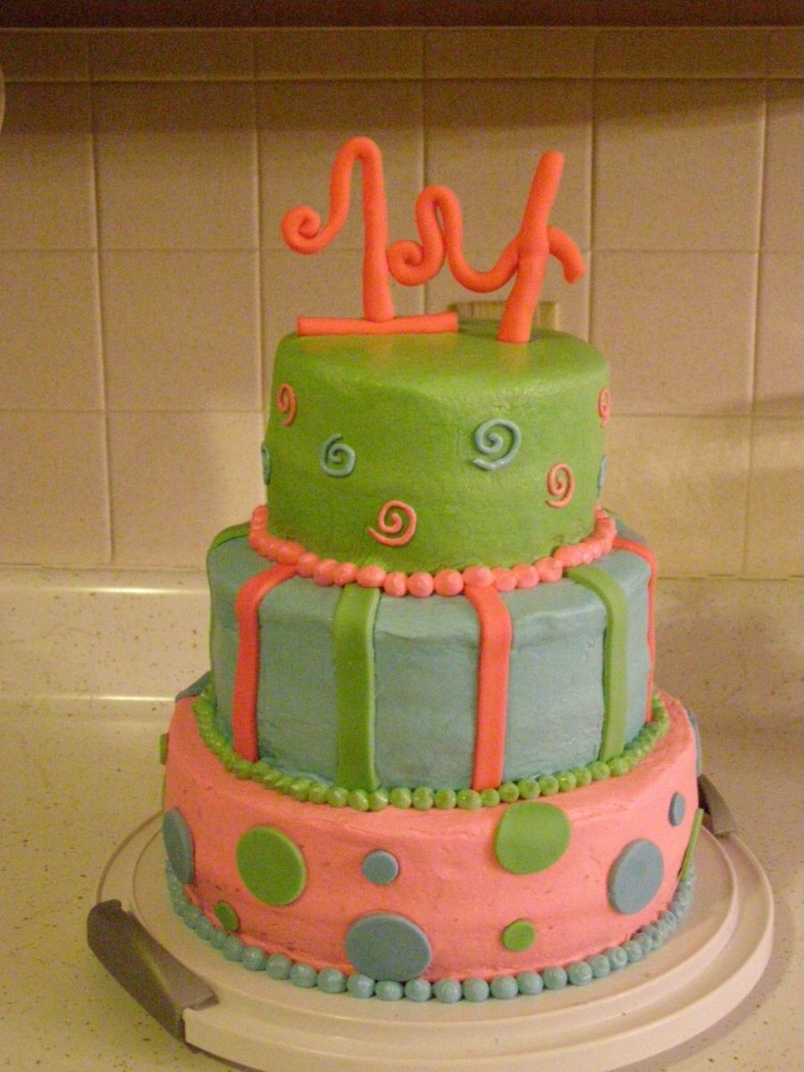 14Th Birthday Cake - CakeCentral.com