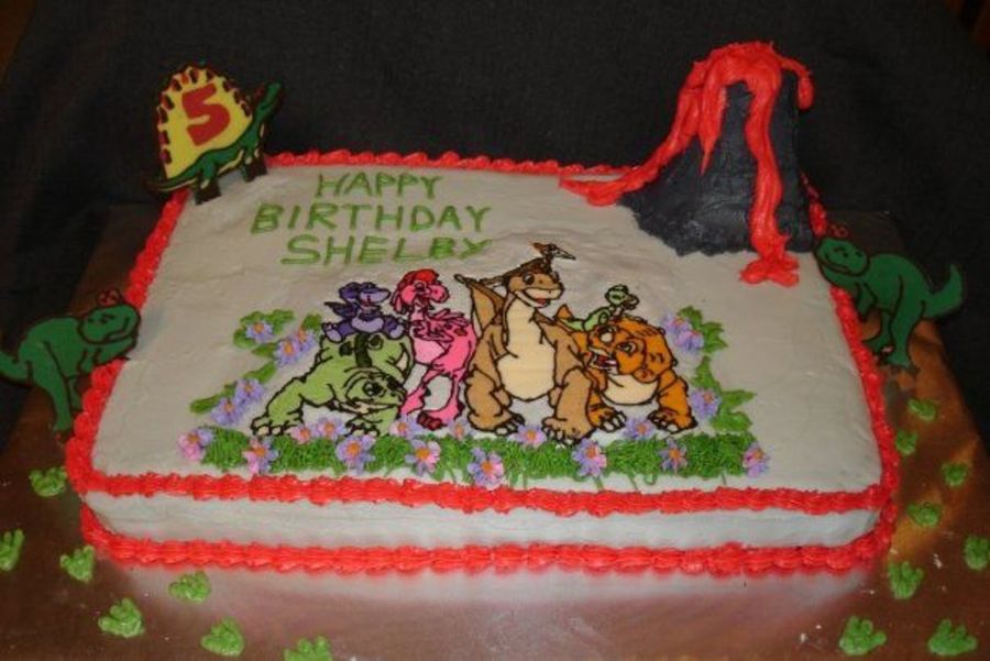 Land Before Time Dino Cake - CakeCentral.com