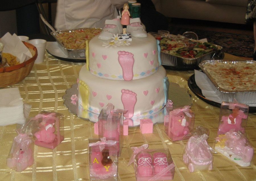 Baby Feet Shower Cake - CakeCentral.com
