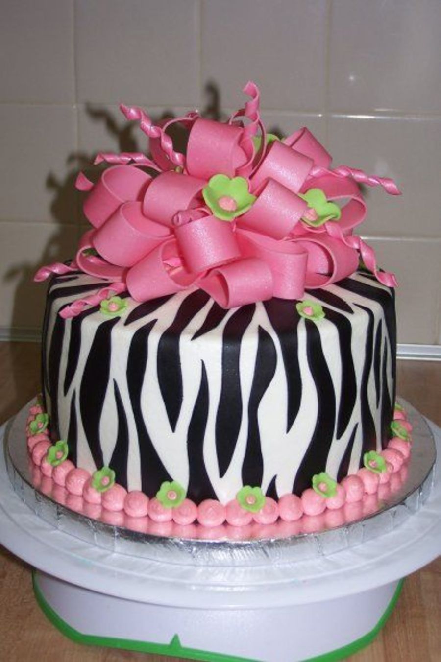 Zebra For A Walk! - CakeCentral.com