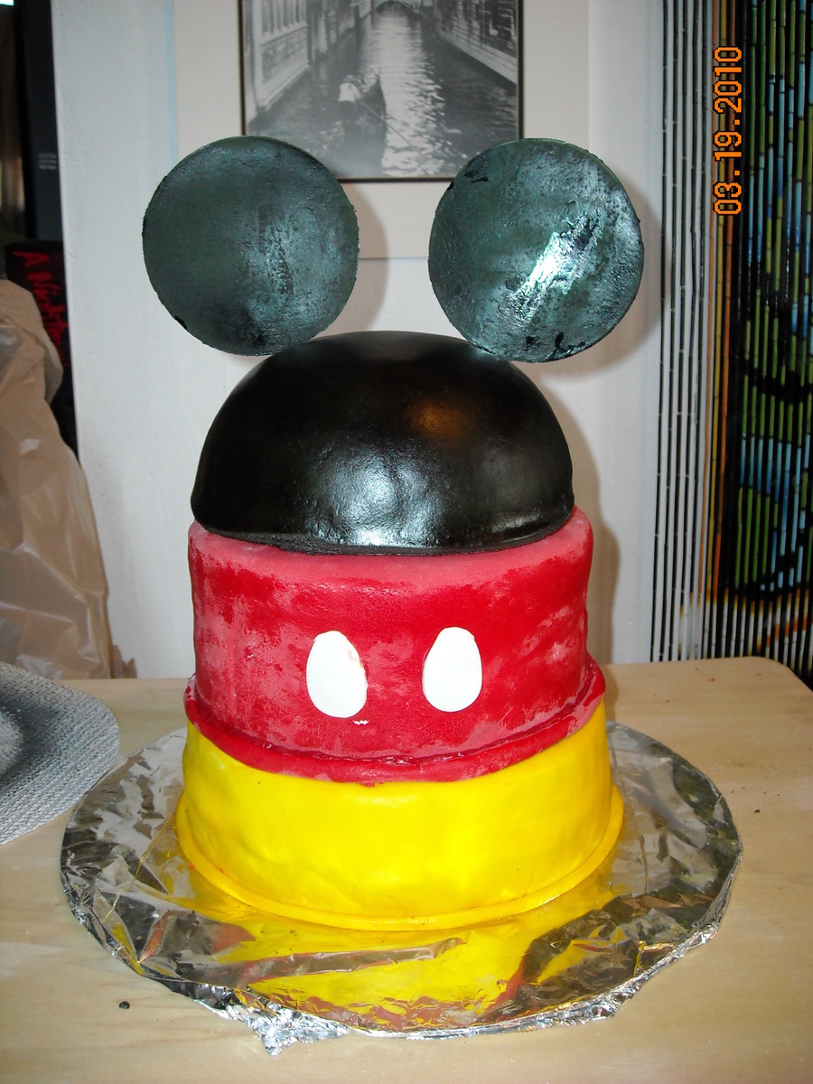 Deconstructed Mickey - CakeCentral.com