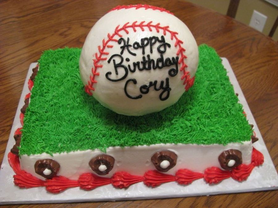 Baseball Cake - CakeCentral.com