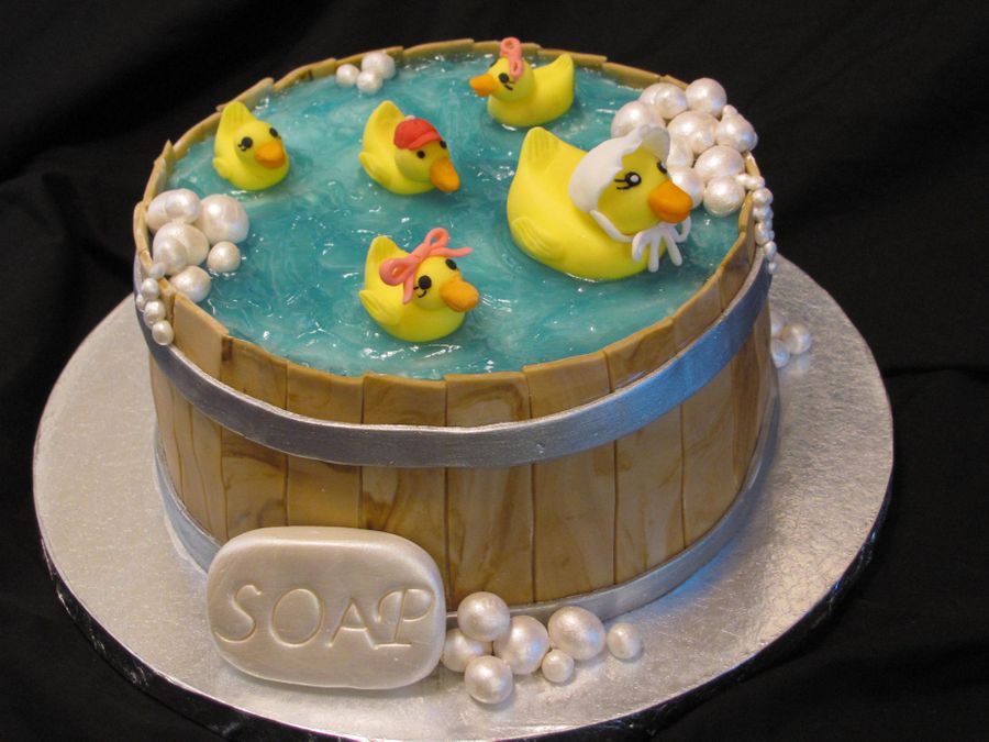 Ducks In The Suds Bucket - CakeCentral.com